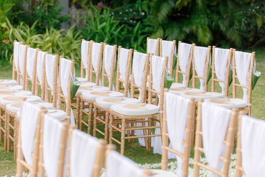 How To Tie A Diagonal Sash On Chiavari Chair - CV Linens™