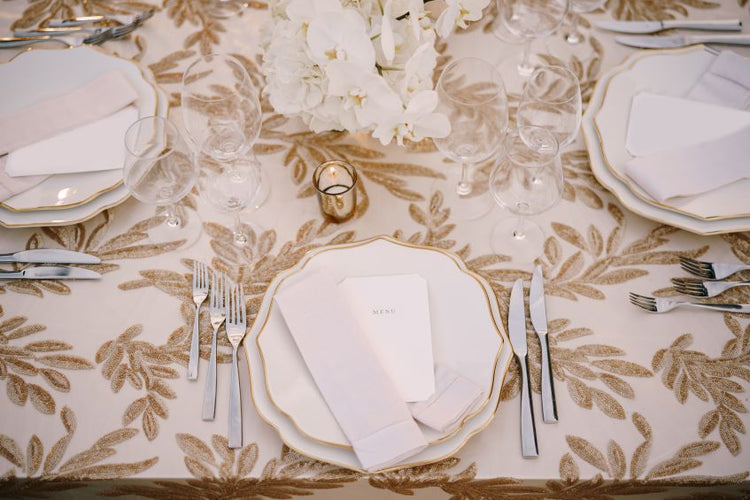 Patterned Linens for Your Dream Wedding - CV Linens™