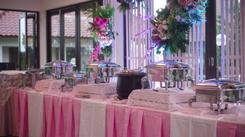 Tips for Buffet Table Setup at Your Event-CV Linens