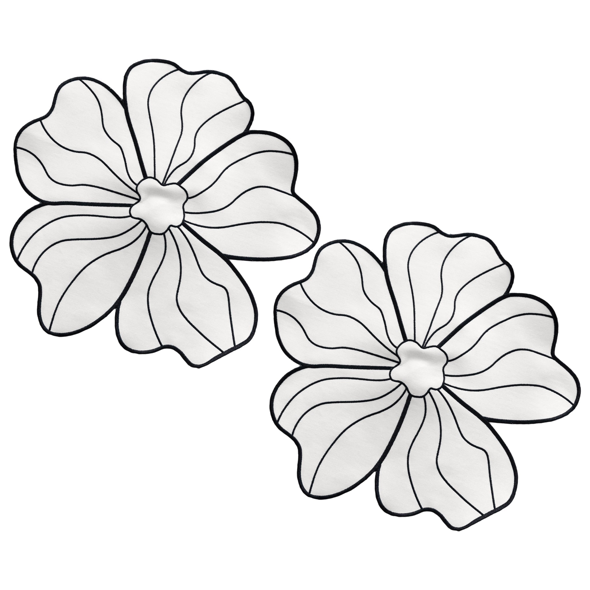 Wholesale Flower Linen Embroidery Placemats - CV Linens™