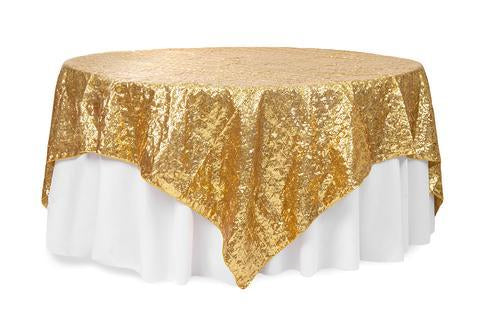 Wholesale Diamond Glitz Sequin Table Overlay Topper 85"x85" square - CV ...