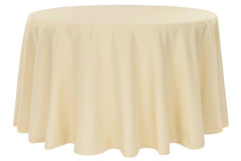 Wholesale Economy Polyester Tablecloth 120" Round - CV Linens™