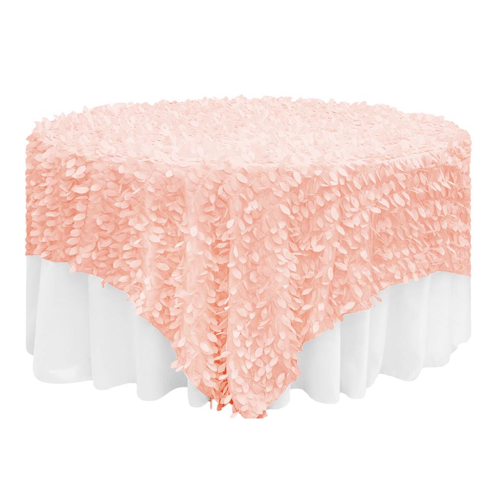 Wholesale Blush Rose Gold Table Overlay Toppers - CV Linens™