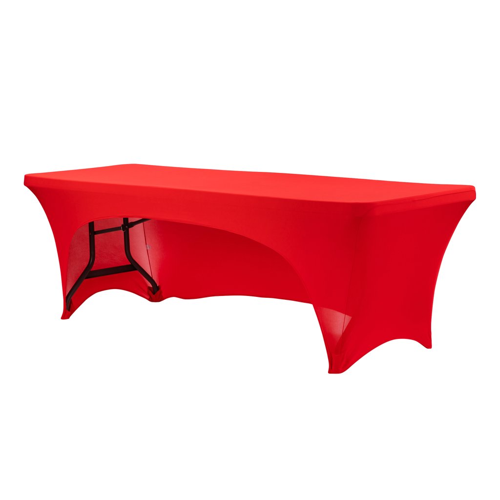 Wholesale Open Back Spandex Rectangular Table Covers - CV Linens™