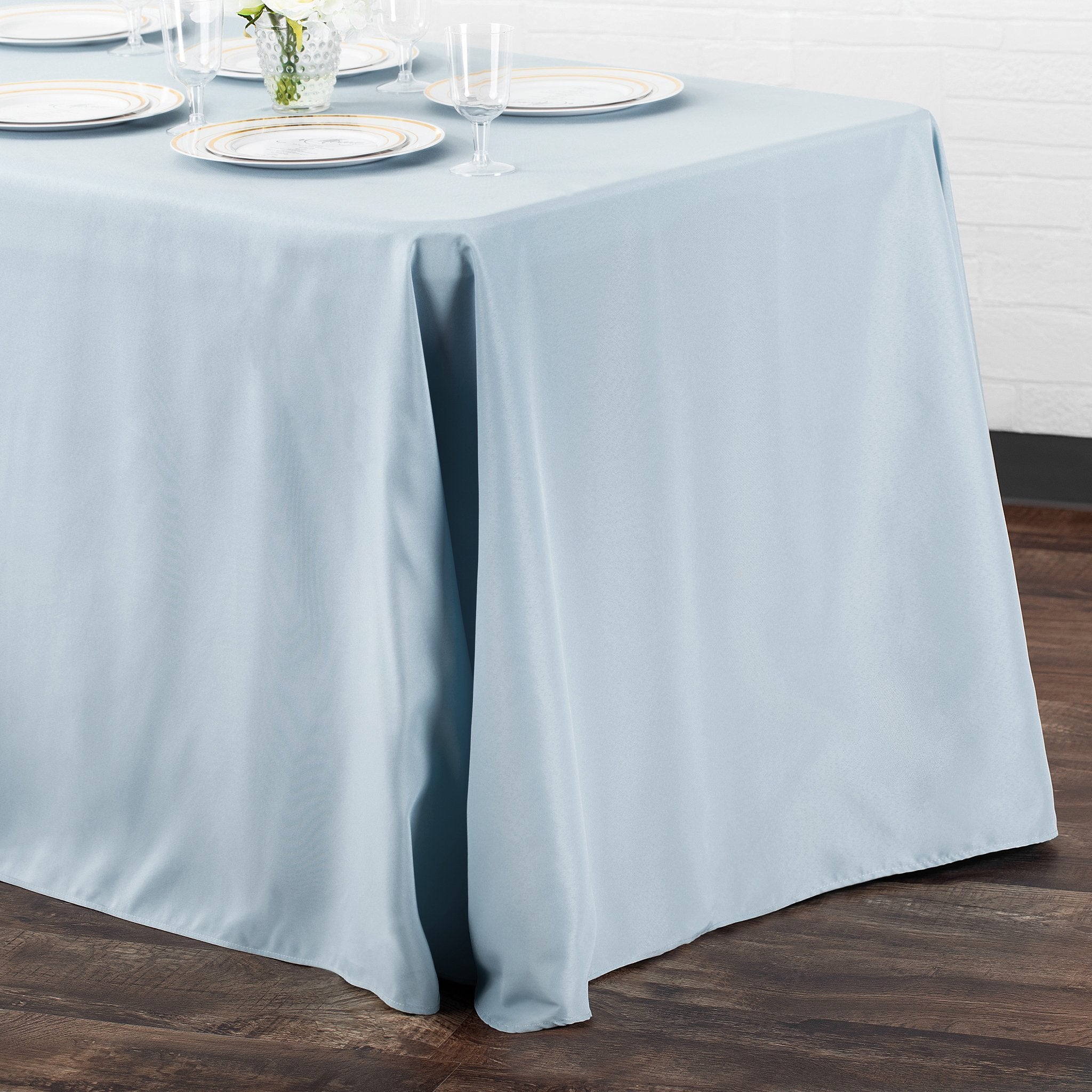 Wholesale Dusty Blue Tablecloths - CV Linens™