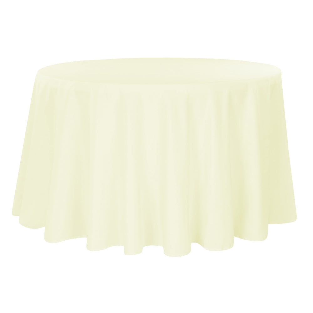 Wholesale Ivory Round Tablecloths - CV Linens™