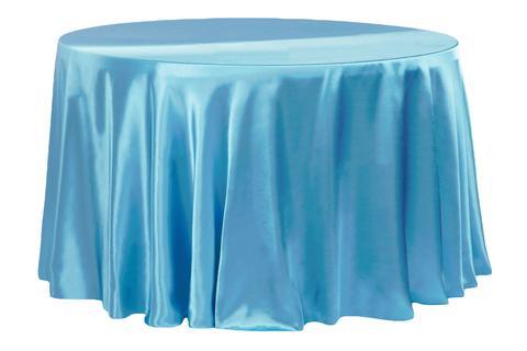 Satin 120" Round Tablecloth | Satin Round Linens | CV Linens™