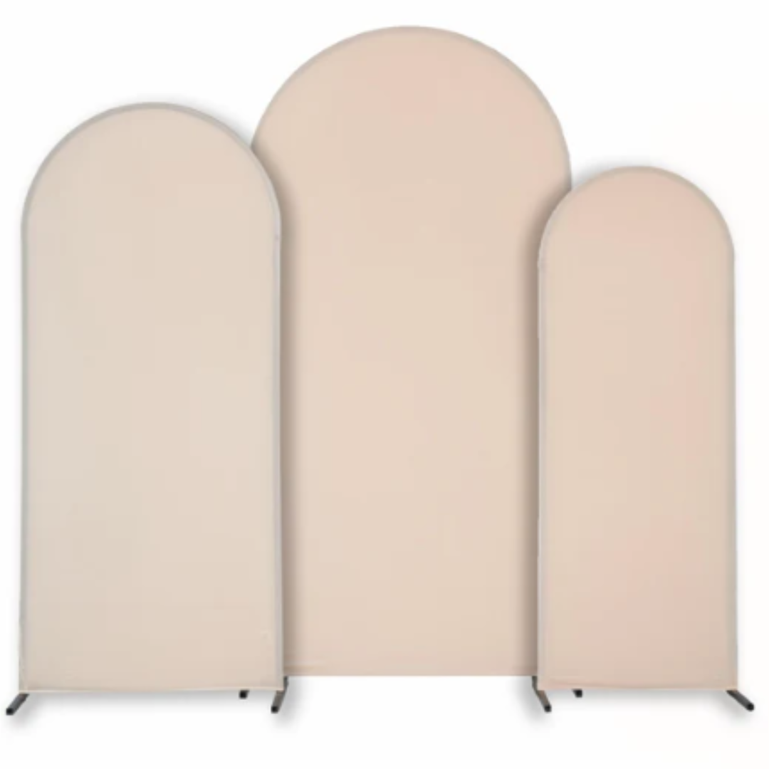 Wholesale Spandex Covers for Trio Arch Frame Backdrop 3pc/set - CV Linens™