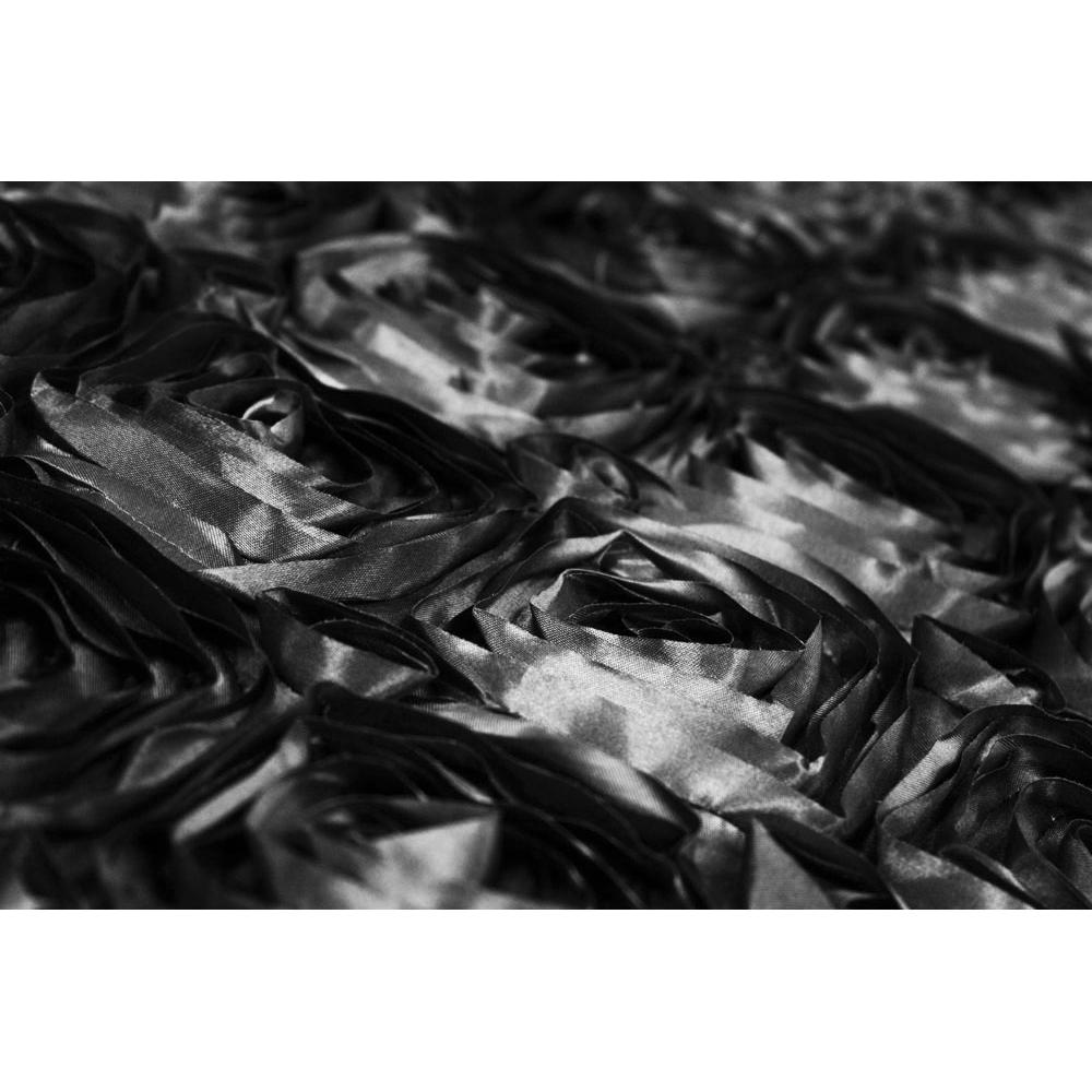 Wholesale Shop by Color: Wedding Rosette Black - CV Linens™