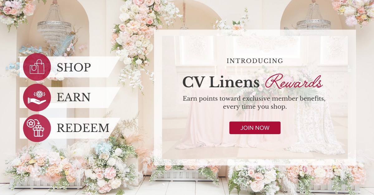 Wholesale Tablecloths, Event Linens, Wedding Table Cloths– CV Linens