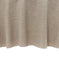 132" Round Premium Linen-Look Panama Weave Tablecloth - Beige - CV Linens™