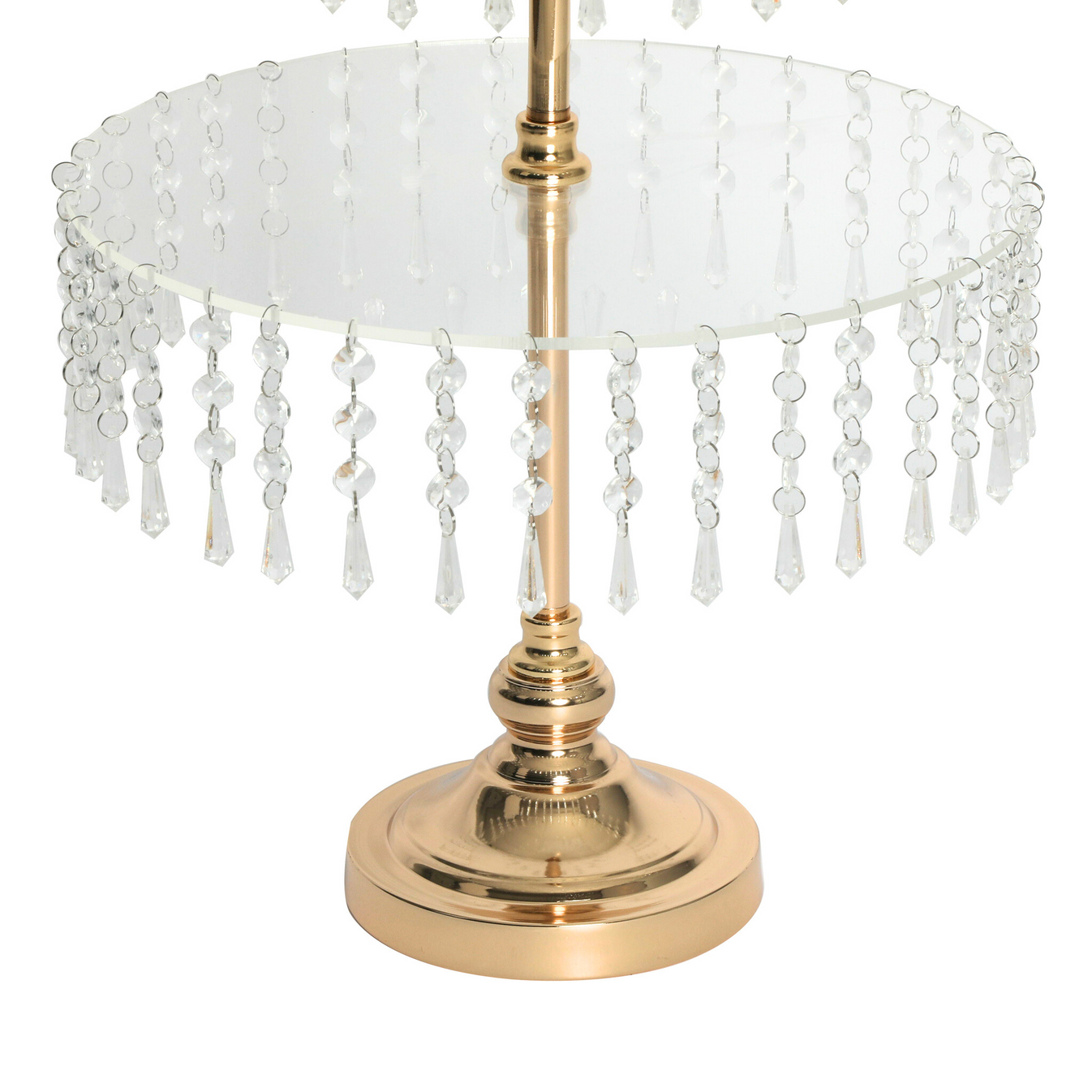 3 Tier Round Crystal Drop Cupcake Stand– CV Linens