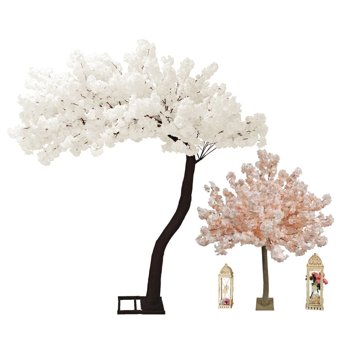 9.5ft White Cherry Blossom Tree Backdrop Frame Stand– CV Linens