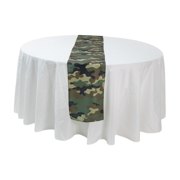 Camouflage Premium Polyester Table Runner - CV Linens™