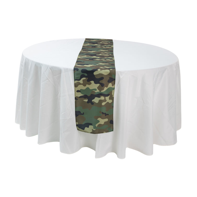 Camouflage Premium Polyester Table Runner - CV Linens™