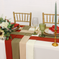 Chiffon Wedding Table Runner 10FT x 27" - Ivory - CV Linens™