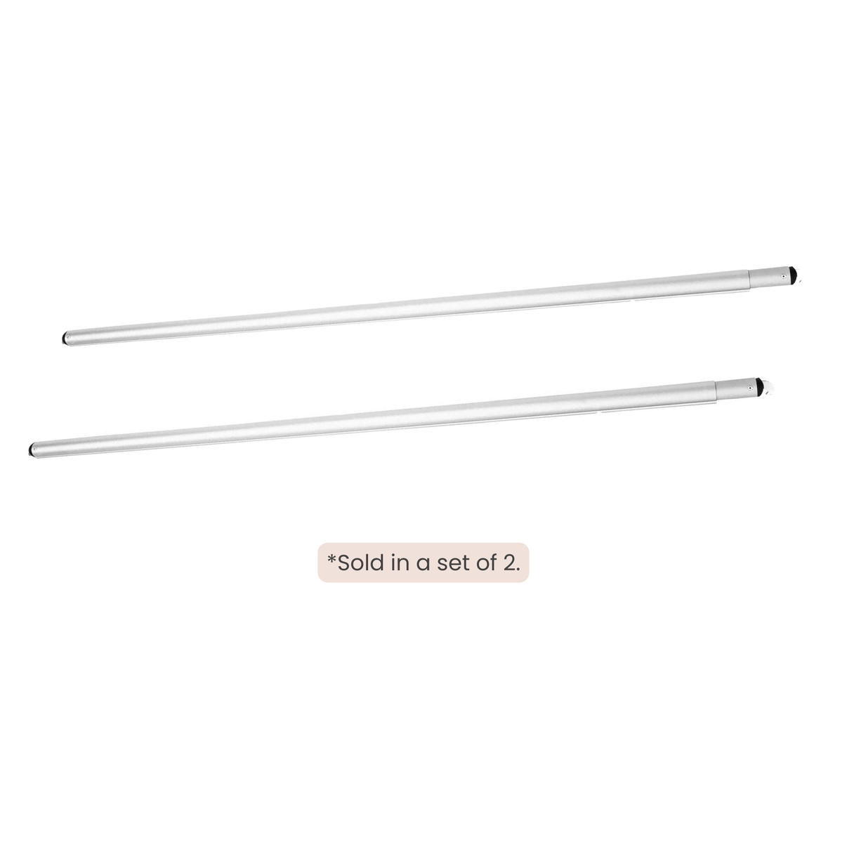 2 pc Crossbar support (drape support) rod 8ft to 14ft– CV Linens