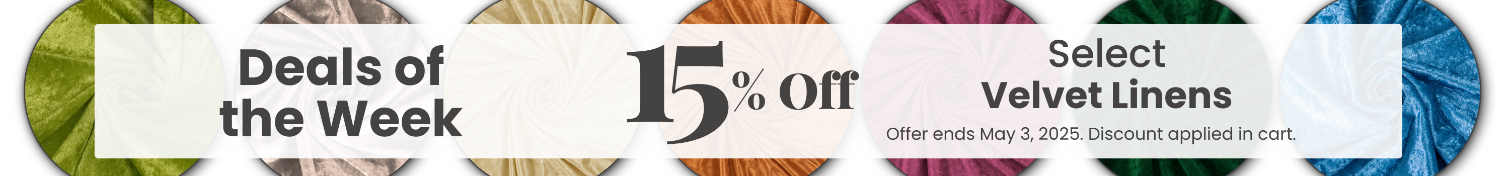 CV Linens’ Best Deals Of The Week