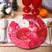 Floral Peony and Roses Acrylic Charger Plate - Fuchsia - CV Linens™