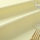 Premium Polyester 120" Round Tablecloth - Pastel Yellow - CV Linens™