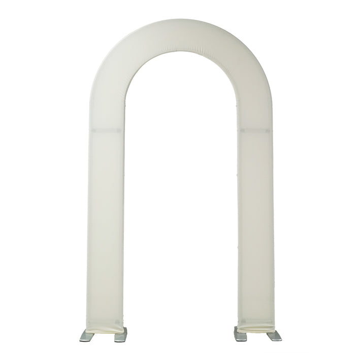 Open Center Spandex Arch Cover - Ivory - CV Linens™