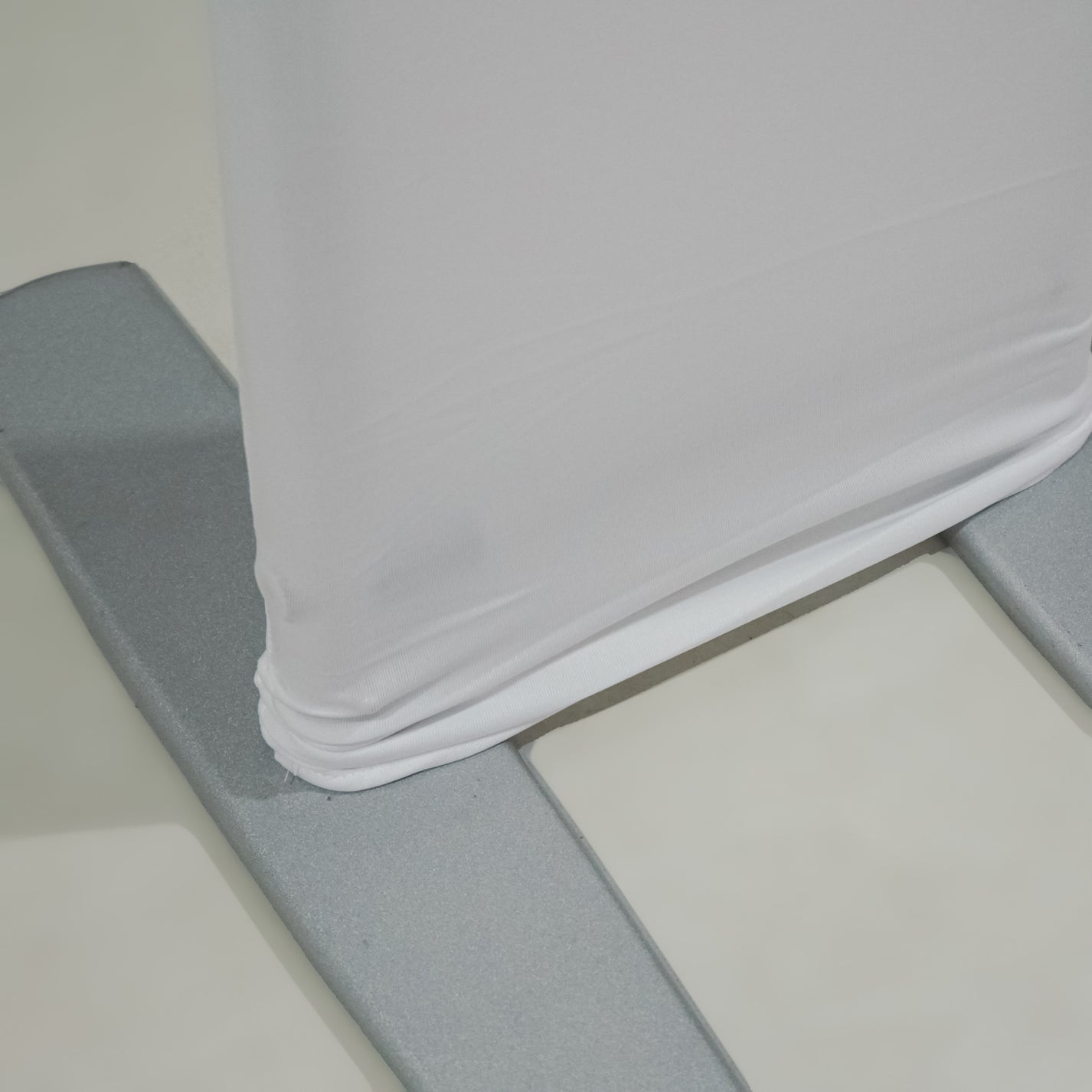 White Open Center Spandex Arch Cover– CV Linens