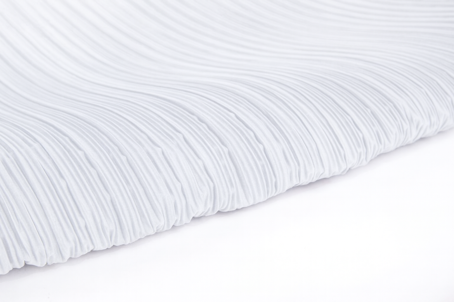 Pleated Crinkle DIY Textured Fabric 5 yards - White - CV Linens™