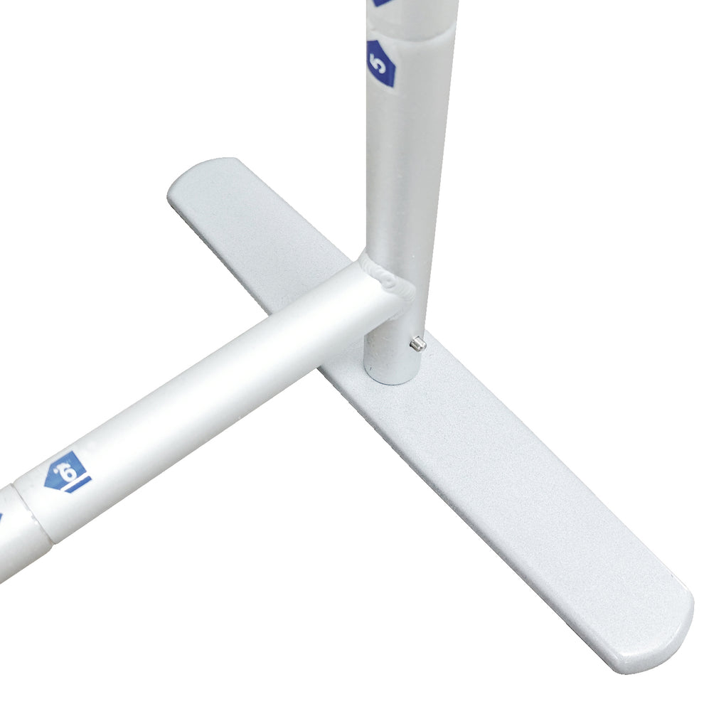 3 pc/set Heavy Duty Rectangular Backdrop Frame Stands - Silver - CV Linens™