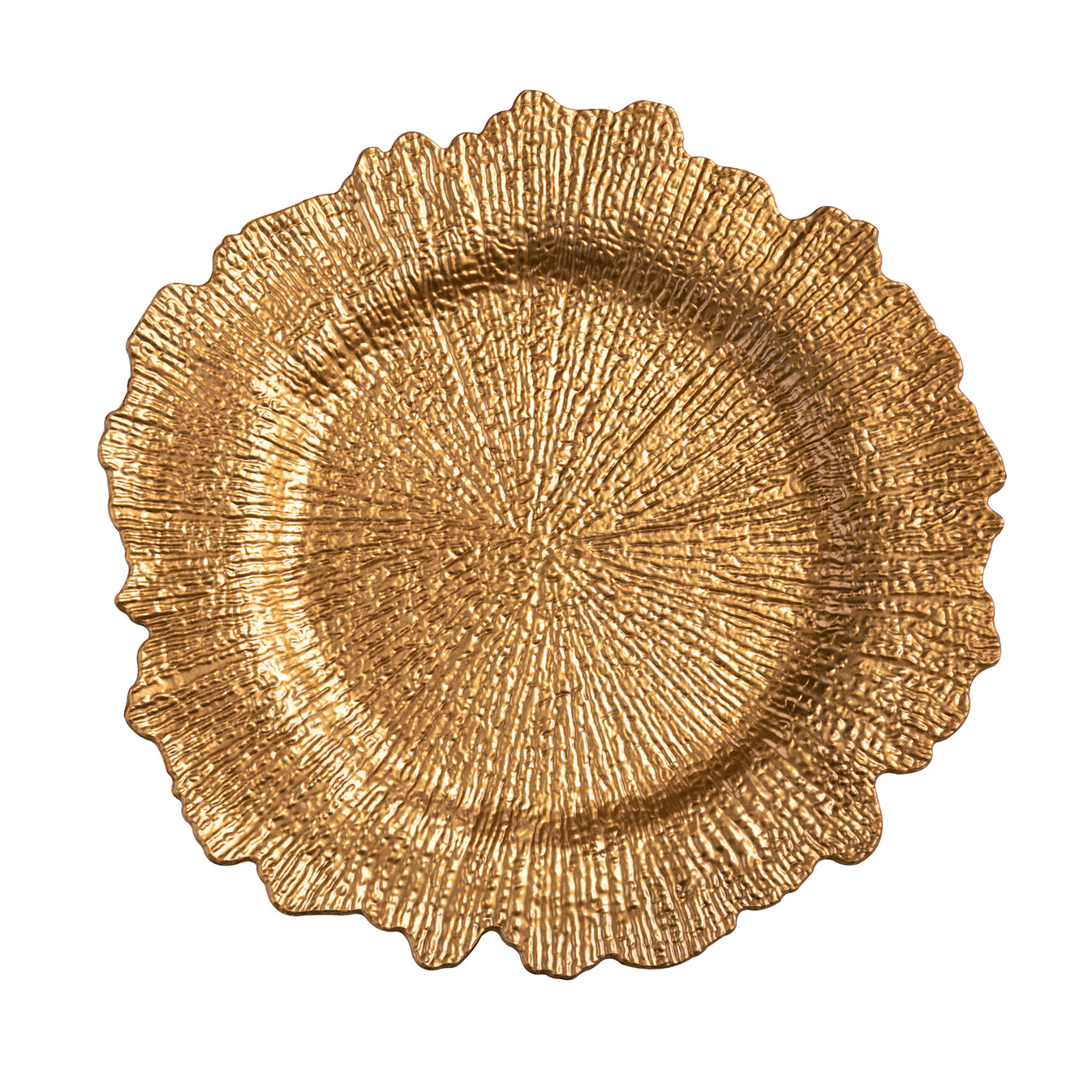 Reef Acrylic Charger Plate - Gold - CV Linens™