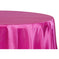 Satin 108" Round Tablecloth - Fuchsia - CV Linens™
