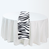 Satin Table Runner - Zebra - CV Linens™
