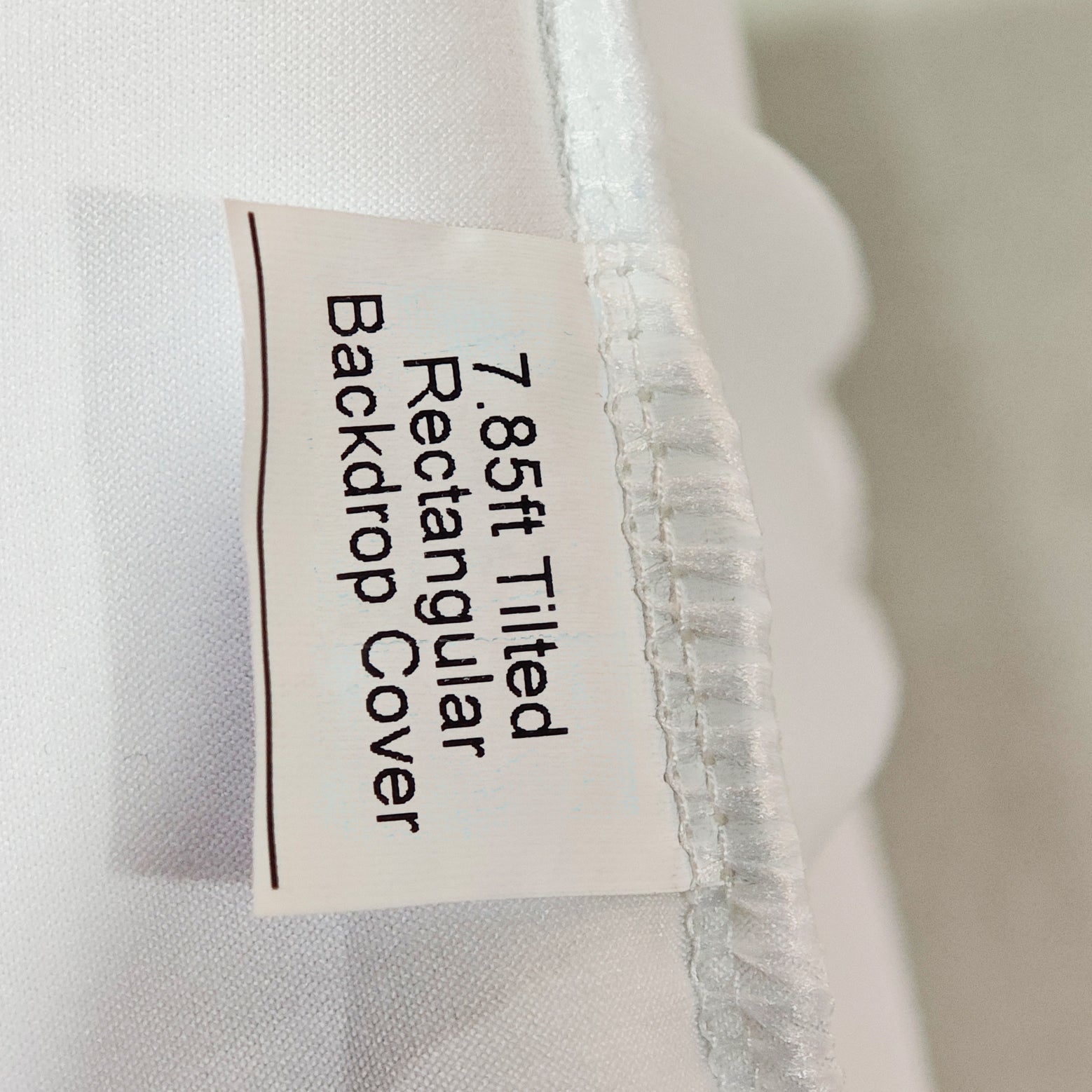 Spandex Cover for 3D Tilted Rectangular Backdrop Stand - White - CV Linens™