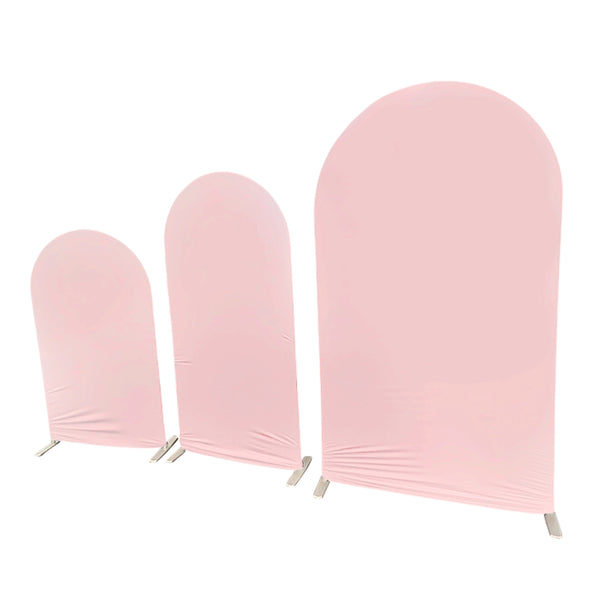 Spandex Covers for Heavy Duty Trio Arch Frame Backdrop 3pc/set - Pink ...