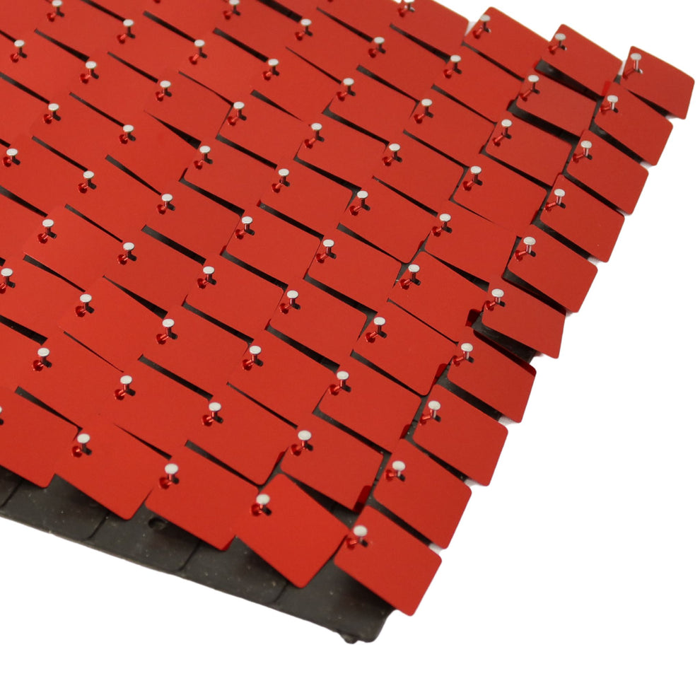 Red Spangle Shimmer Sequin Wall Backdrop Panels (24 panels) - CV Linens™