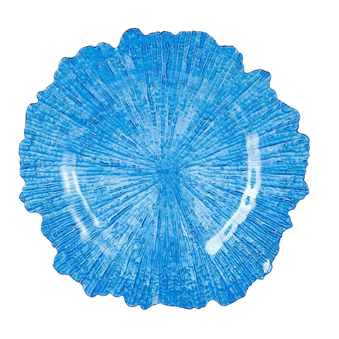 Transparent Reef Plastic Charger Plate - Blue - CV Linens™