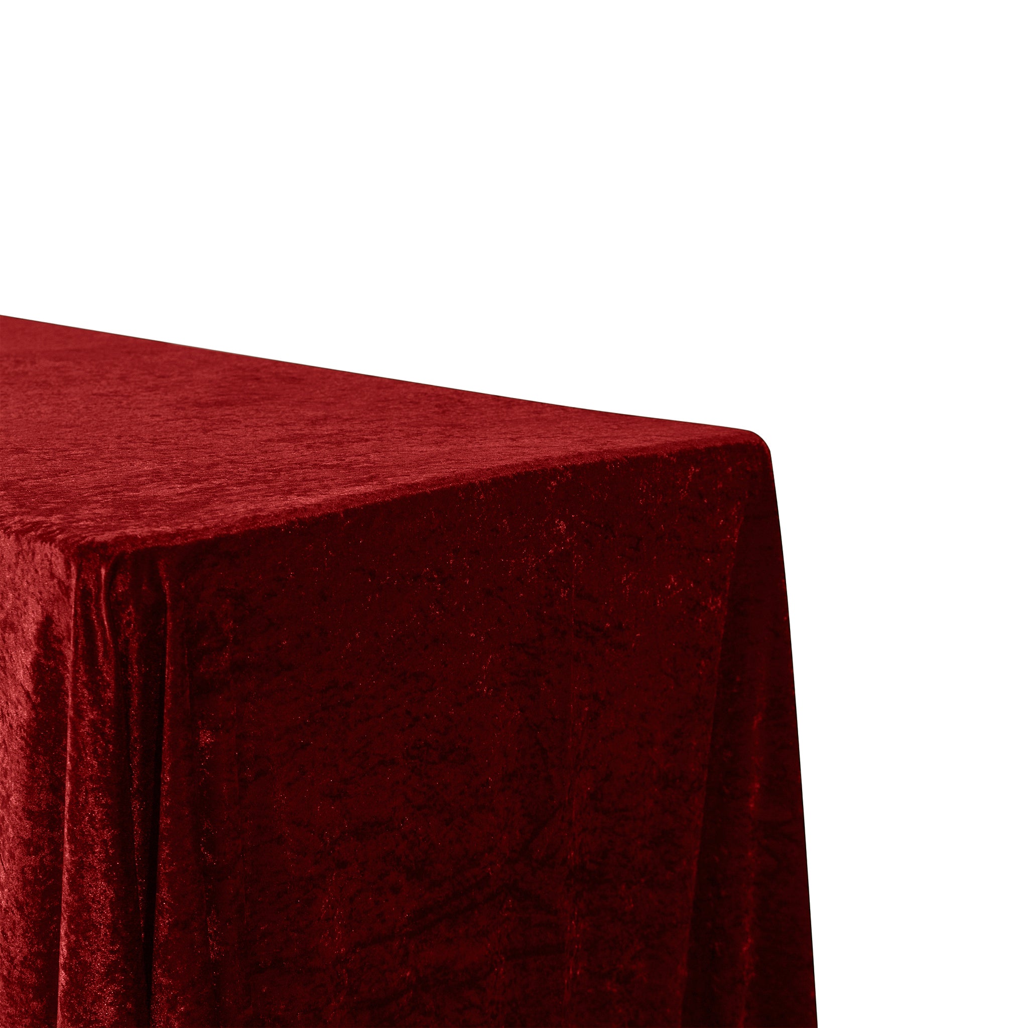Apple Red Velvet 90"x156" Rectangular Tablecloth - CV Linens™