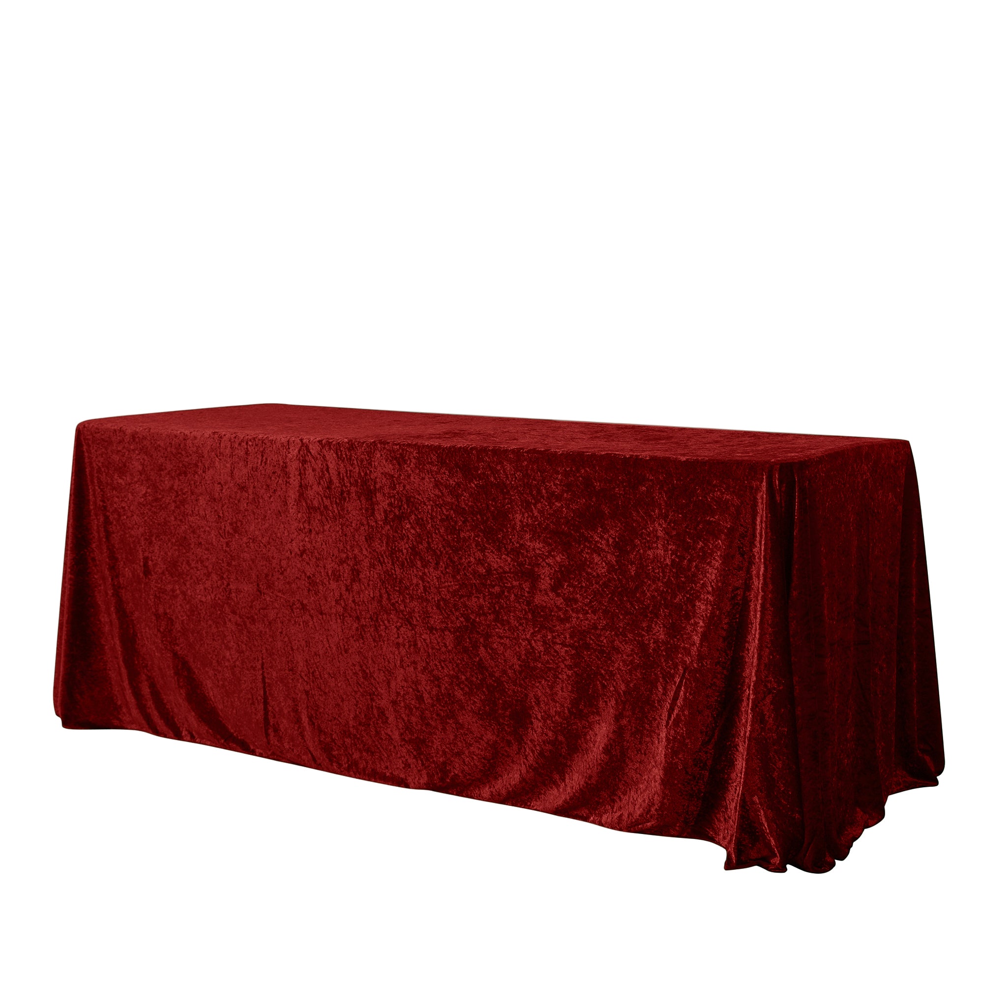 Apple Red Velvet 90"x156" Rectangular Tablecloth - CV Linens™