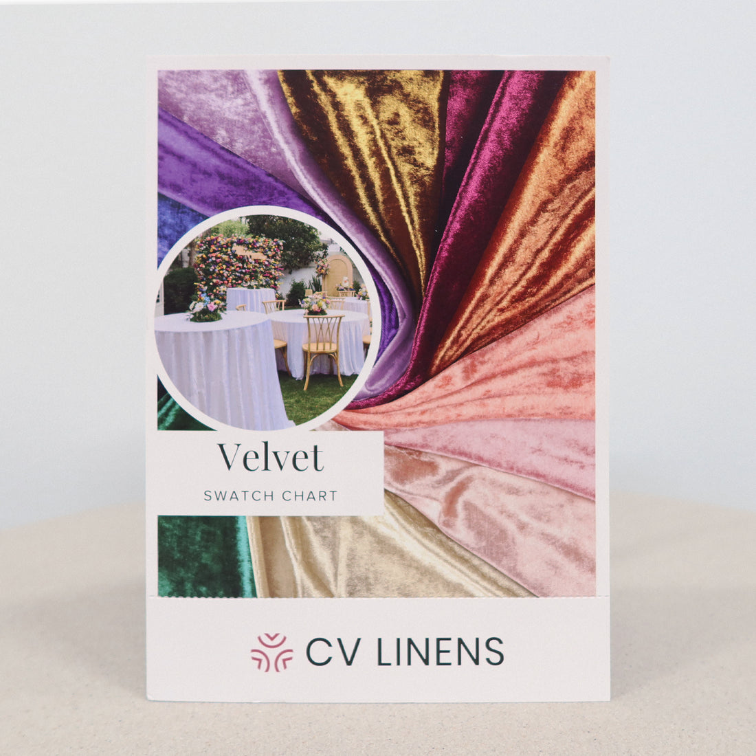 Velvet Swatch Chart | CV Linens™