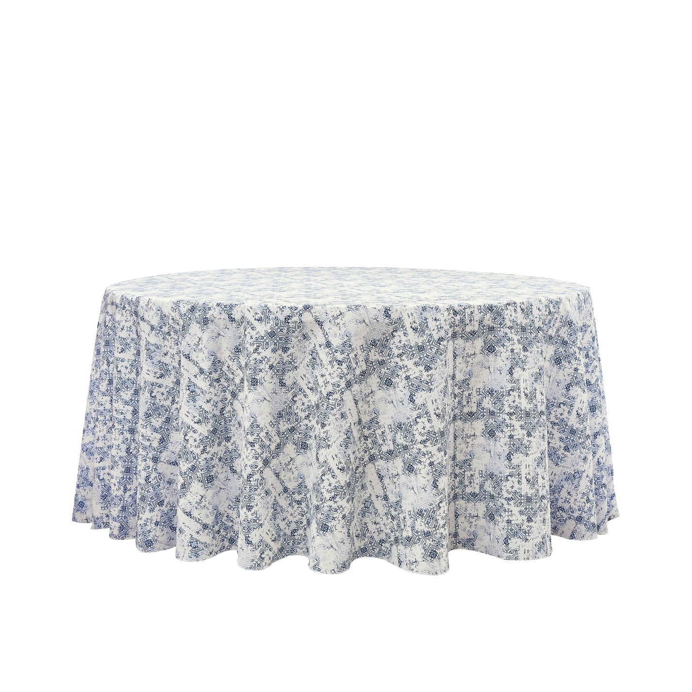Vintage Mediterranean 132" Round Tablecloth - CV Linens™