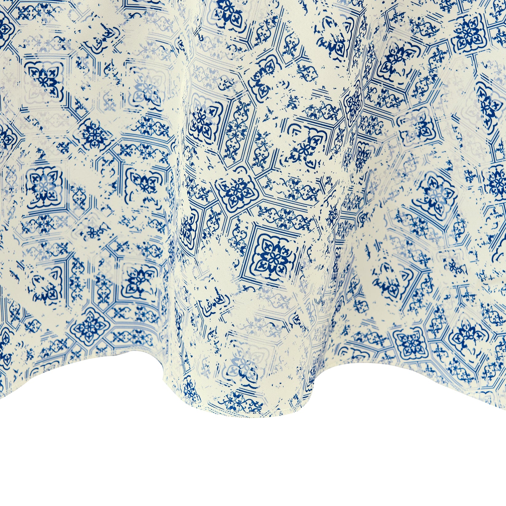 Vintage Mediterranean 120" Round Tablecloth - CV Linens™