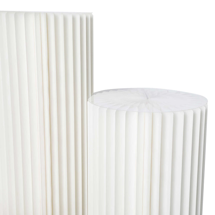 Accordion Foldable Paper Pedestal Display Stand | CV Linens