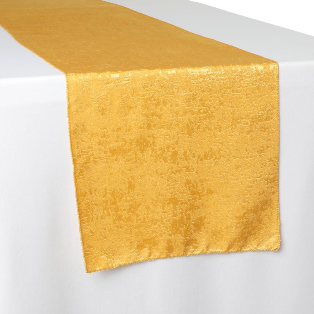 Crinkle Shimmer Table Runner - Gold - CV Linens™