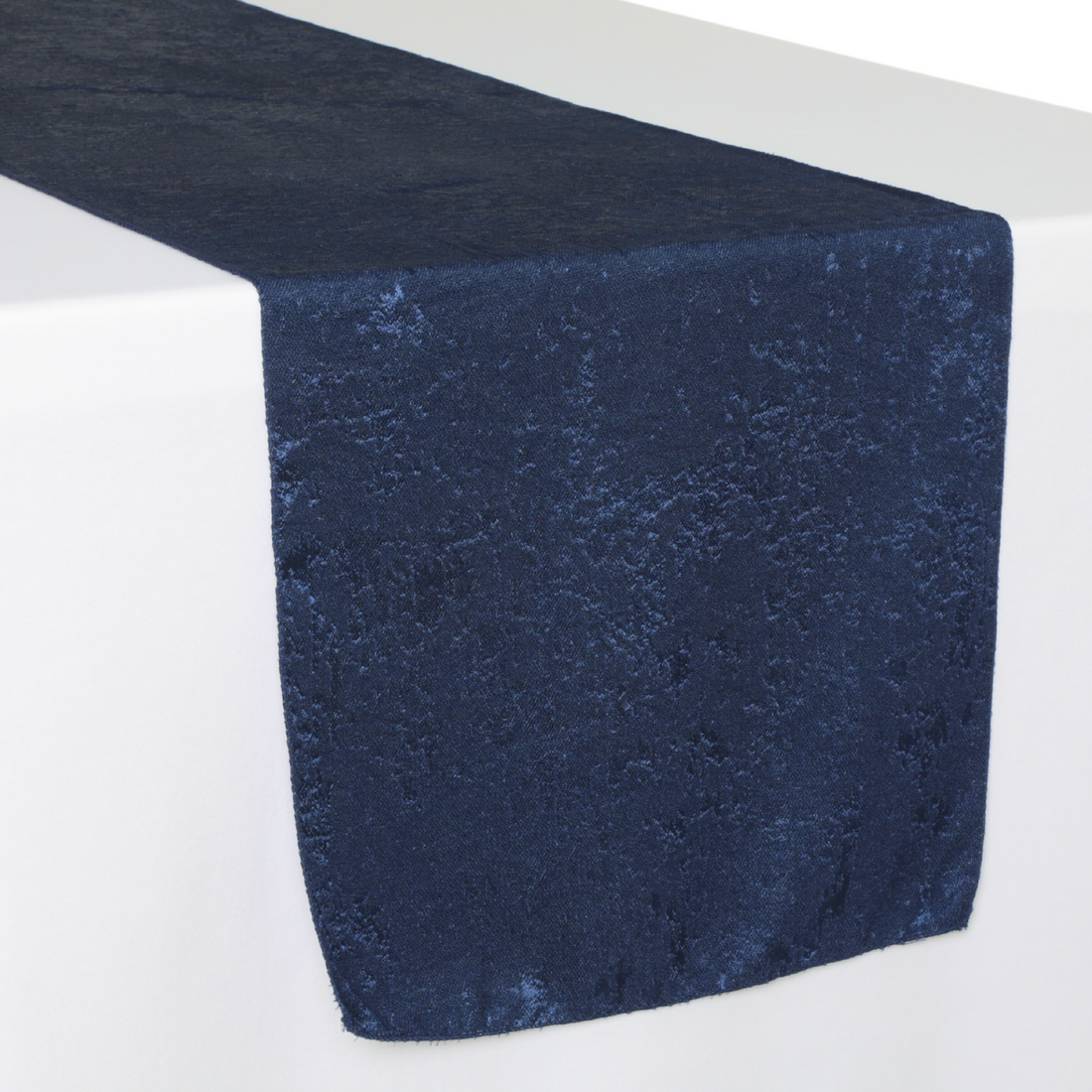 Crinkle Shimmer Table Runner - Navy Blue - CV Linens™
