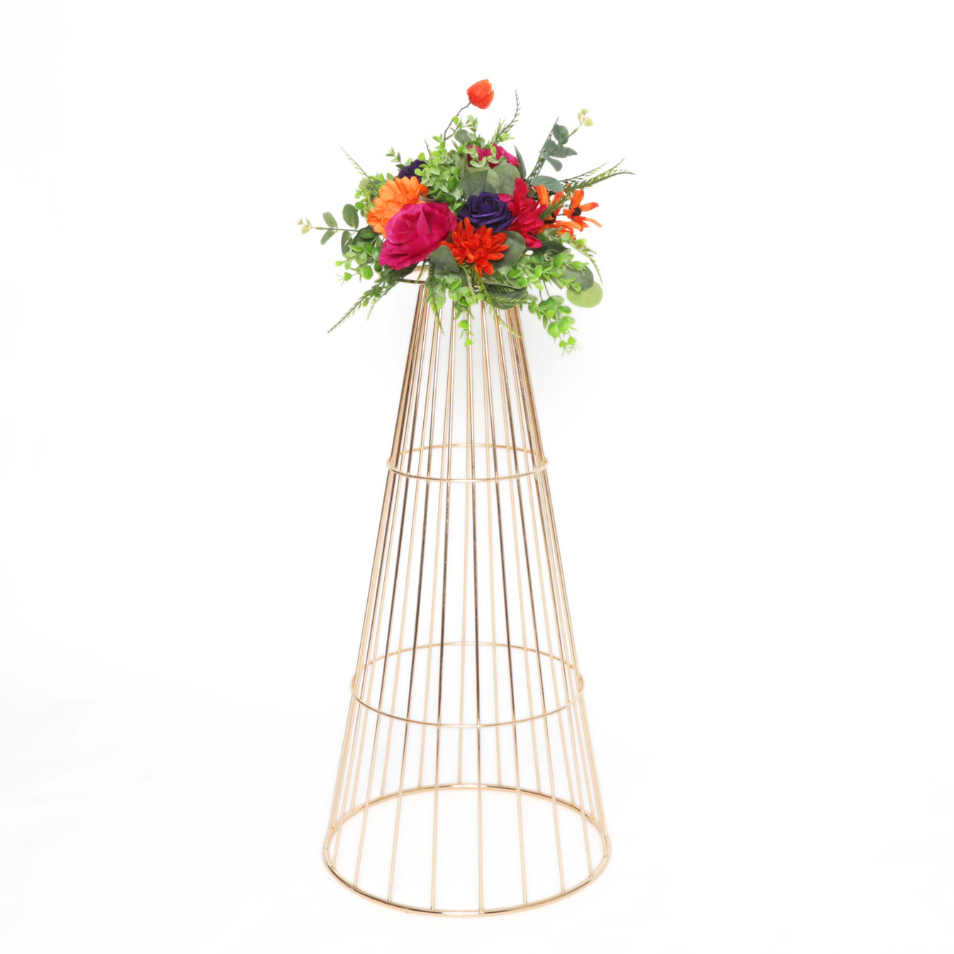 Flower Centerpiece Pedestal Stands (4 pcs/set) - Gold - CV Linens™