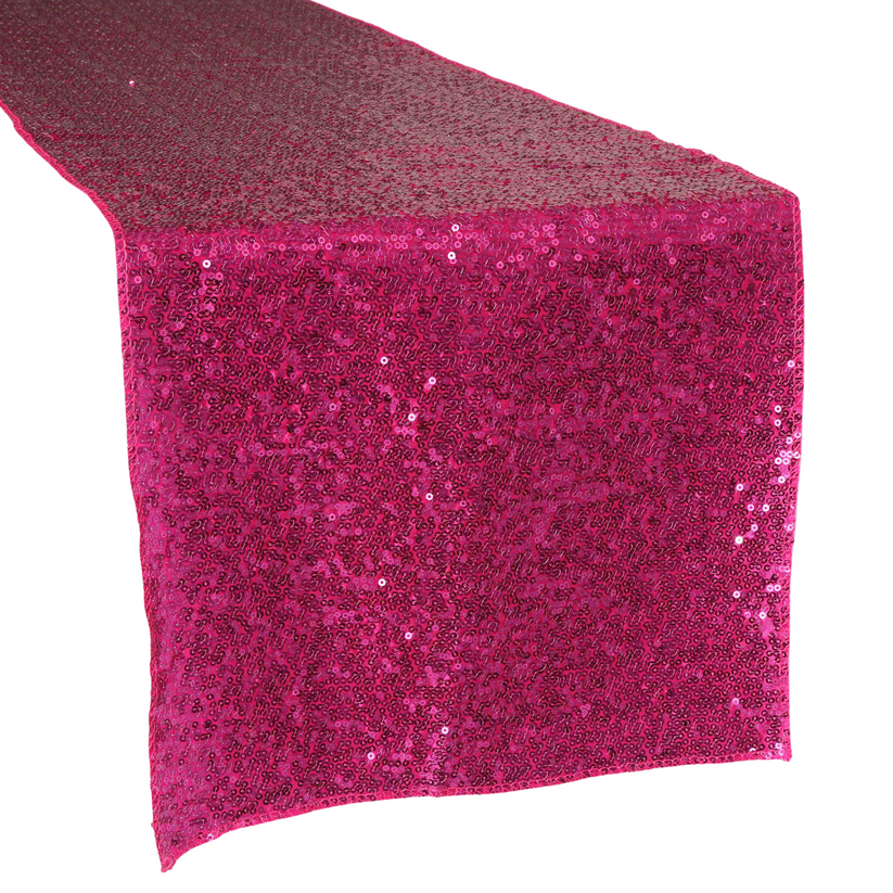 Glitz Sequin Table Runner - Magenta - CV Linens™