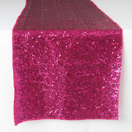 Glitz Sequin Table Runner - Magenta - CV Linens™