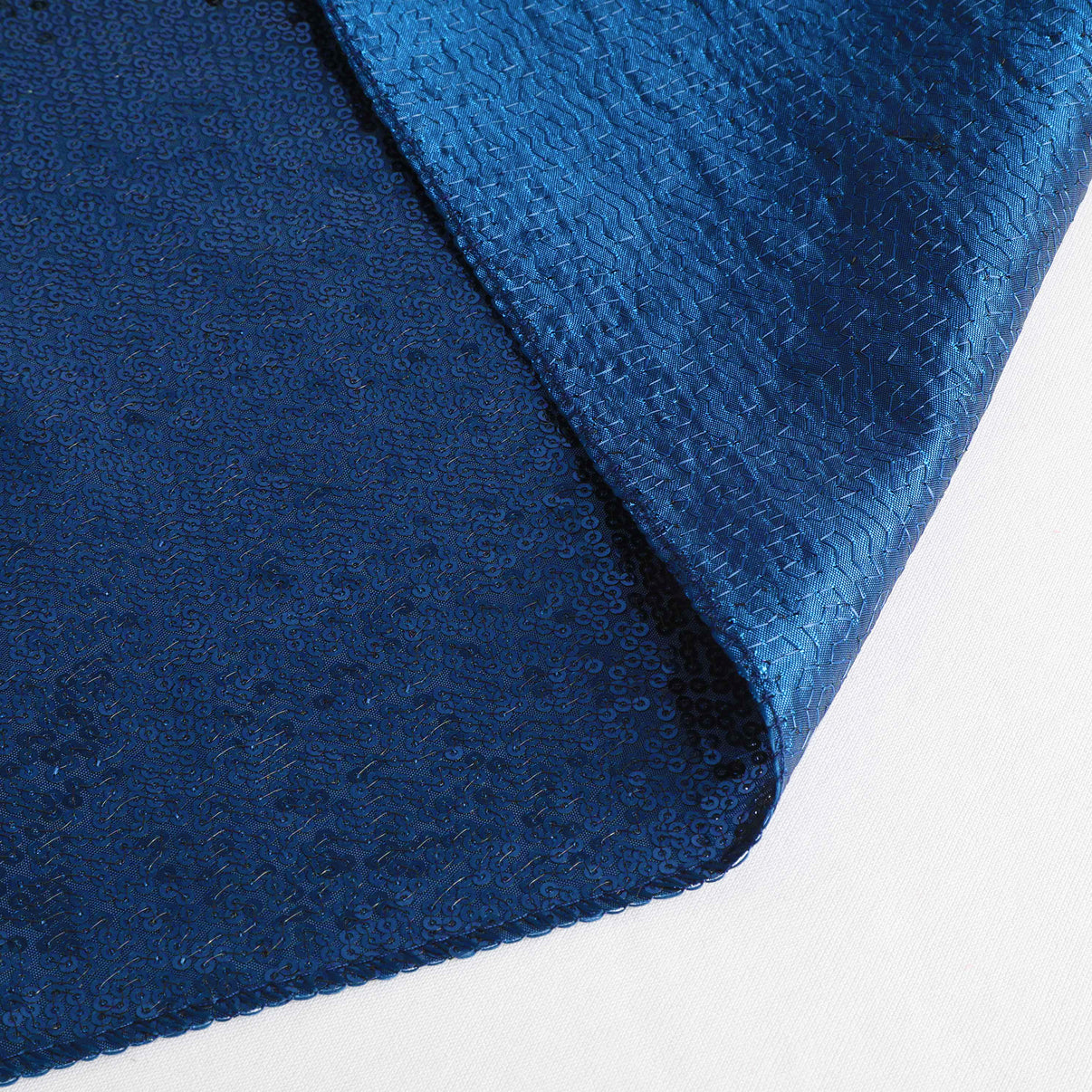Navy Blue Glitz Sequin Table Runner - CV Linens™