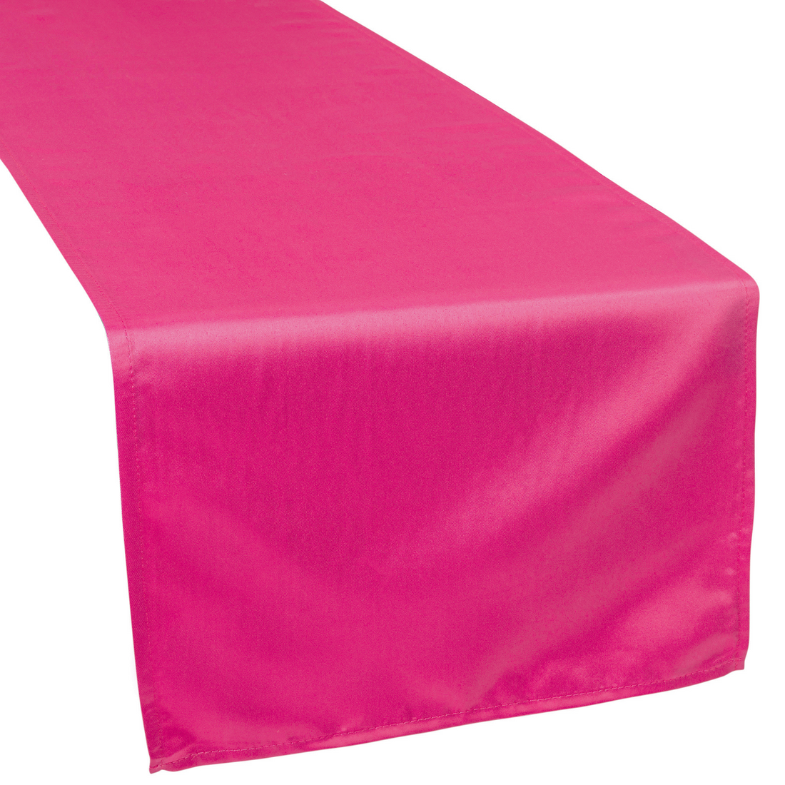 Lamour Satin Table Runner - Magenta– CV Linens