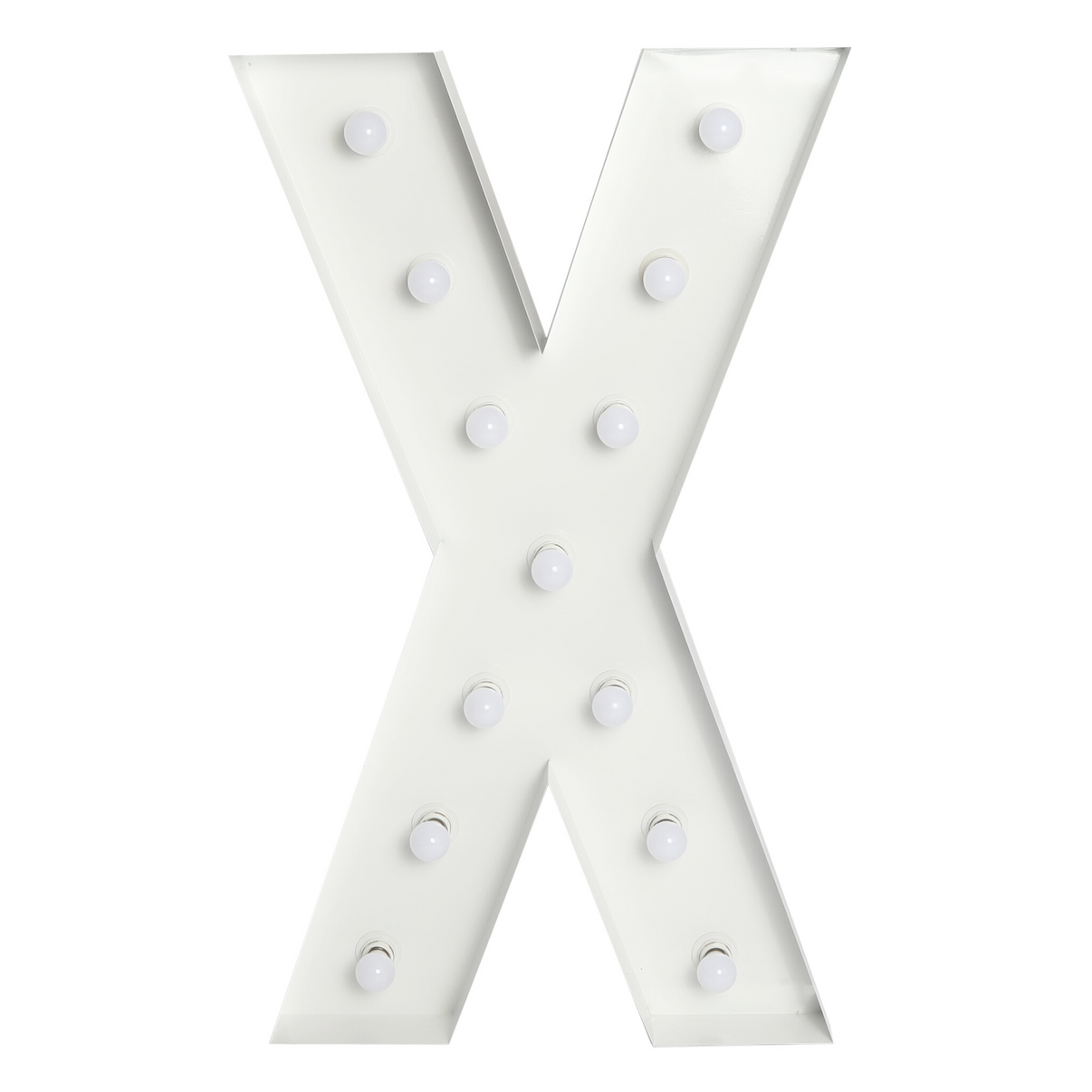 Large 4ft Tall LED Marquee Letter - X - CV Linens™