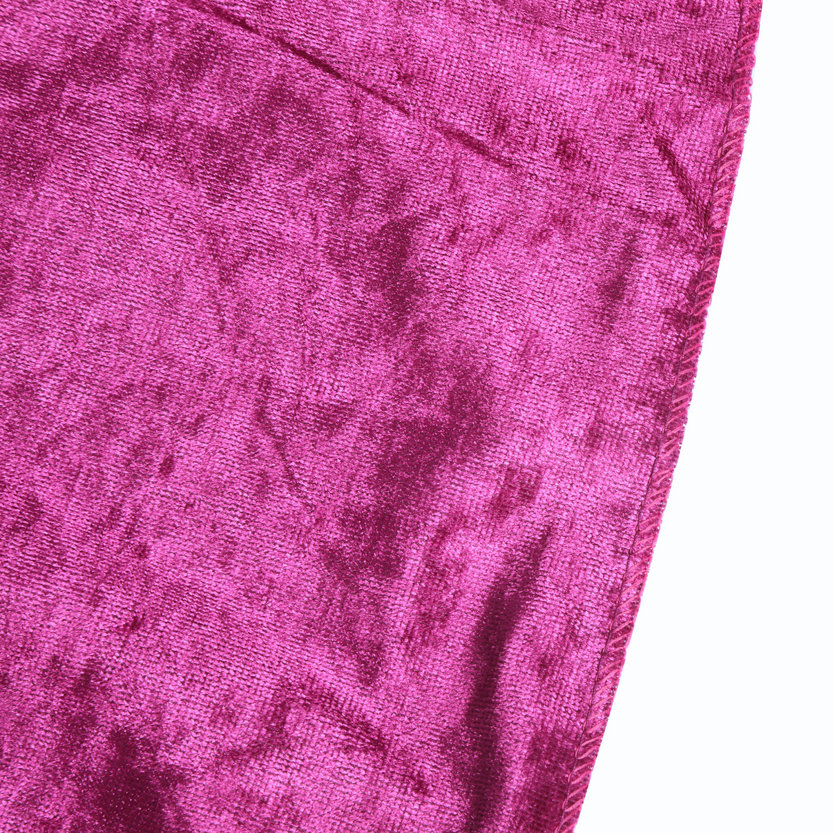 Velvet 132" Round Tablecloth - Magenta - CV Linens™